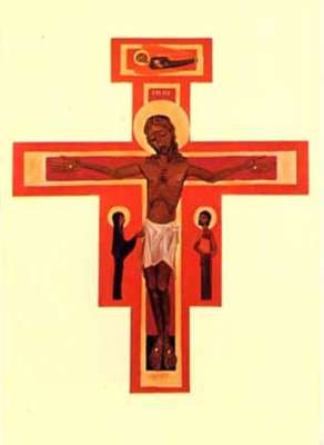 Poster Taize-Kreuz-Ikone klein | made-by-taize.de